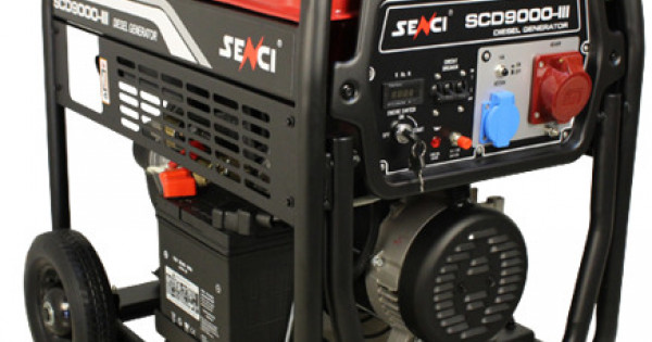 ⚡Генератор дизельный трехфазный Senci SCD 9000-III купить по лучшей ...